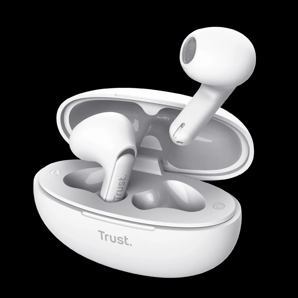 Trust audifonos bluetooth intraaurales color blanco microf c ...